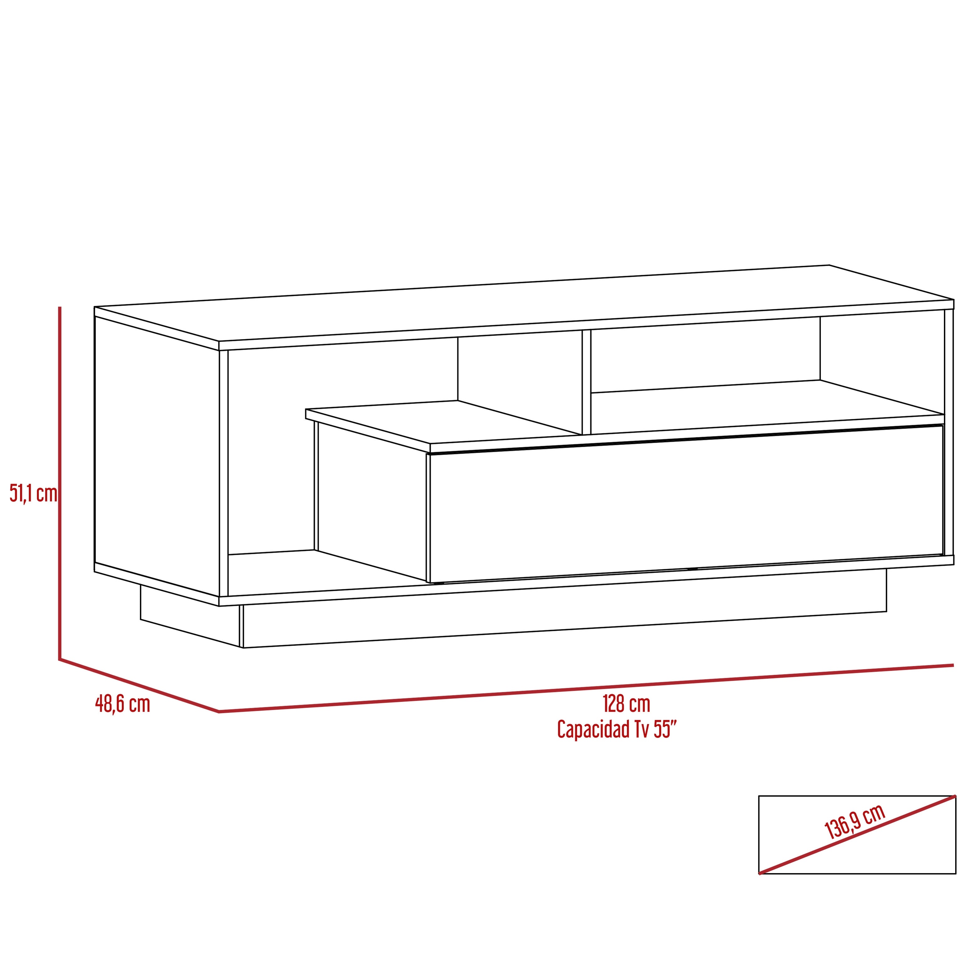 Compra Aquí Rack TV 55 Pulgadas Helsingborg – FS Mobiliario