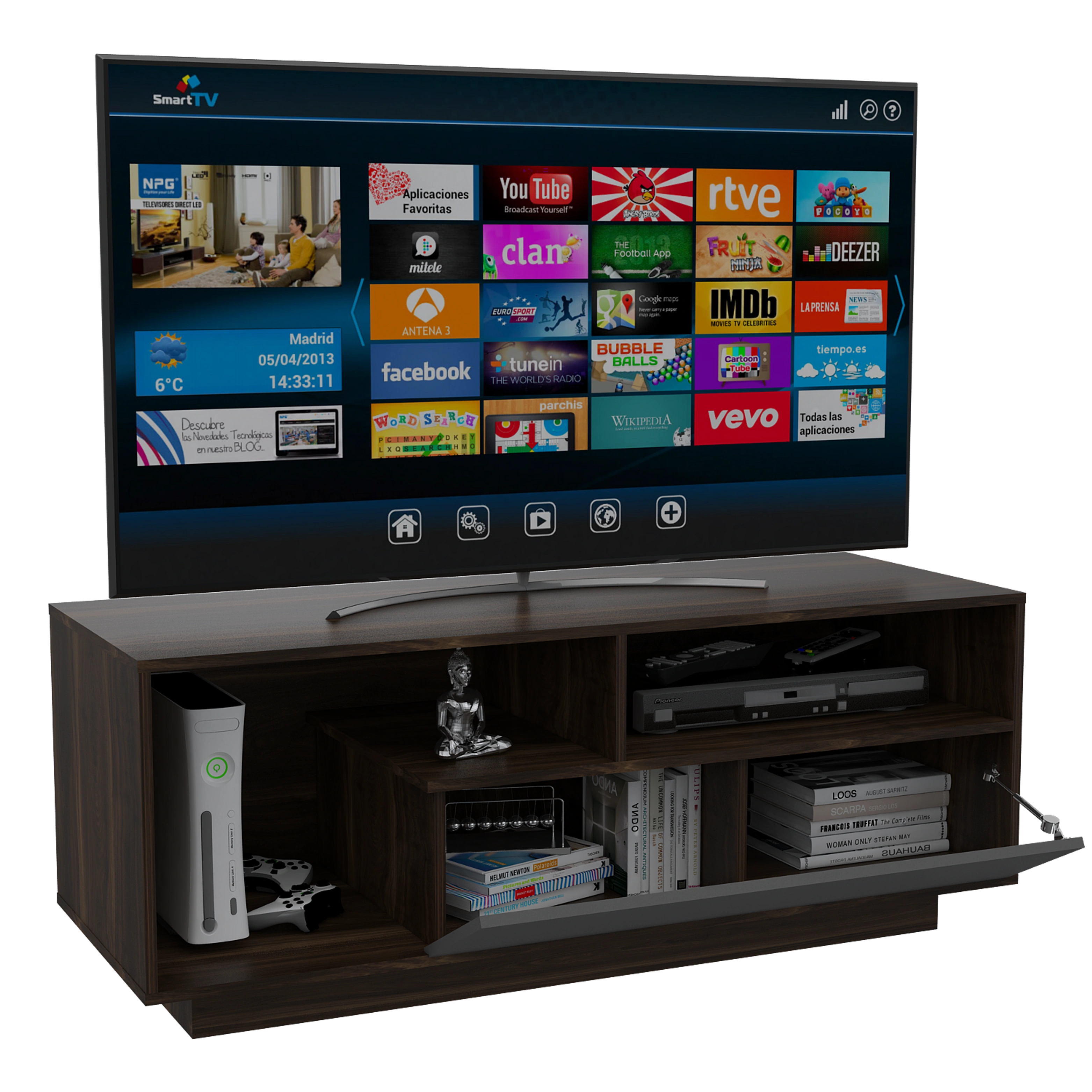 Compra Aquí Rack TV 55 Pulgadas Helsingborg – FS Mobiliario